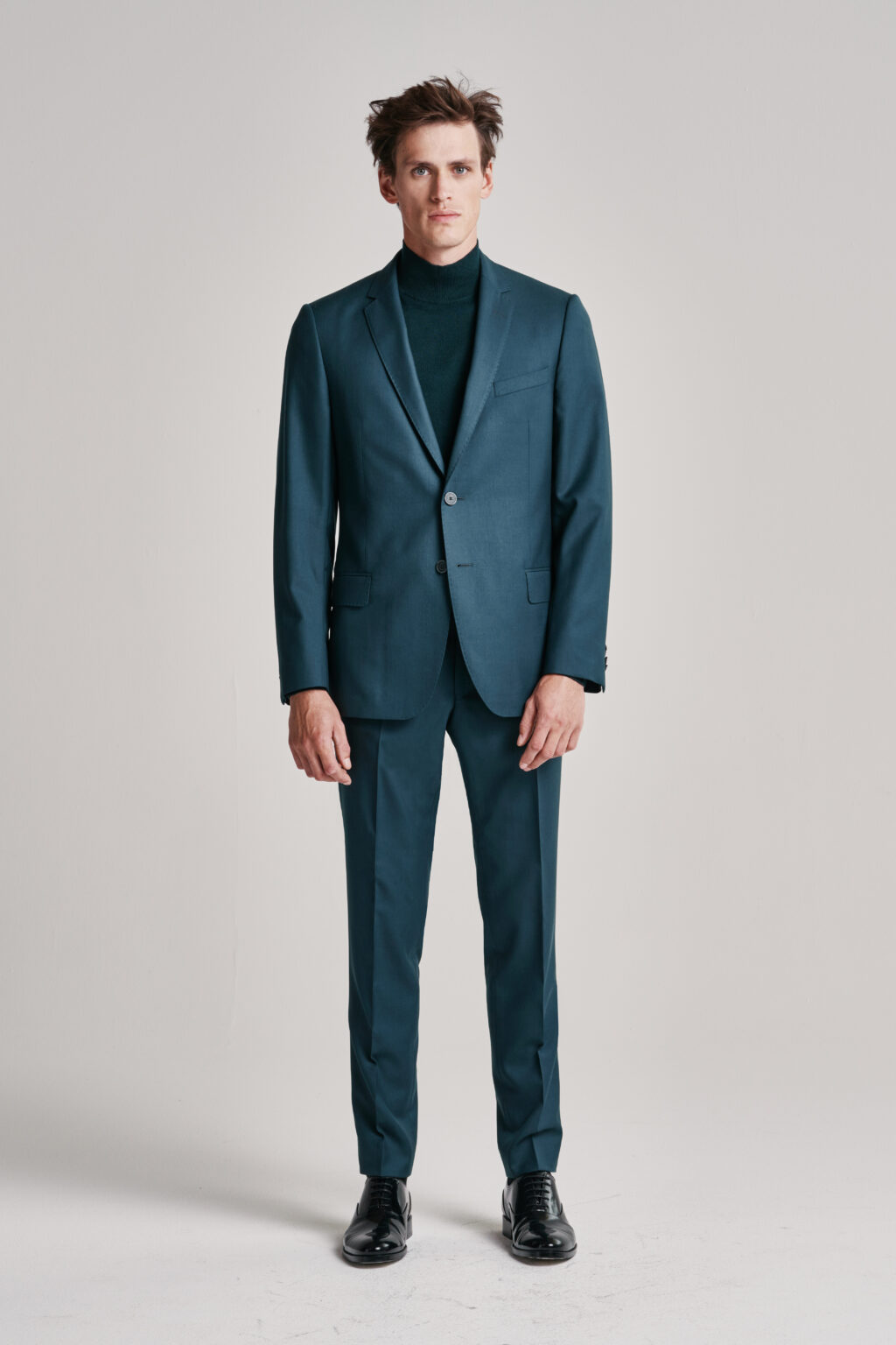 Petrol Blue wool Suit - Mr Skittles | Café Costume