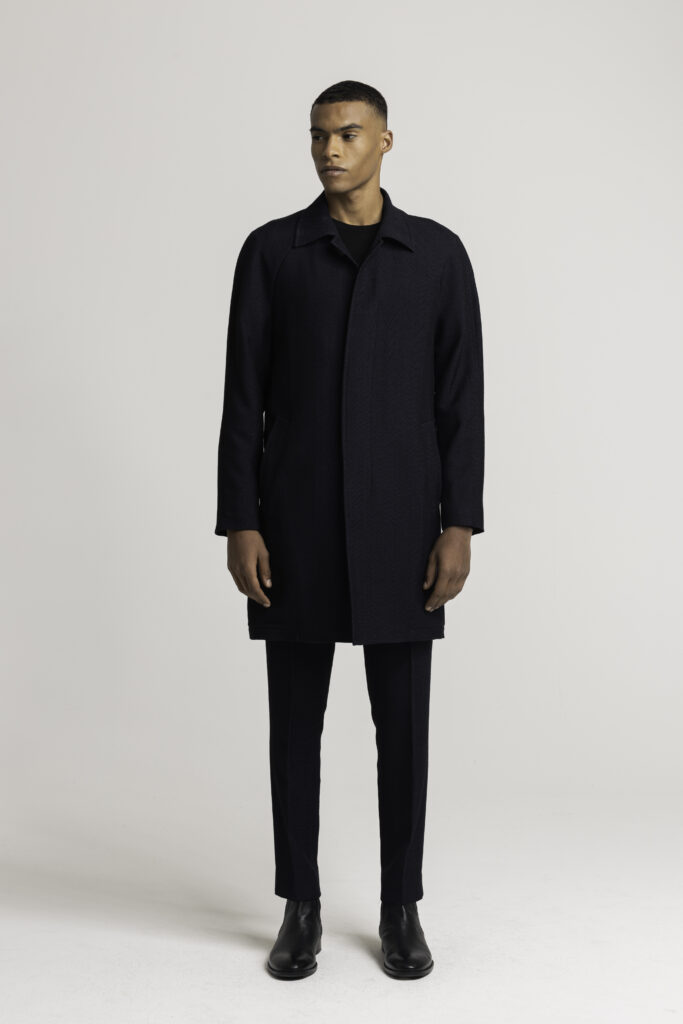 CC56 Dark Navy Raglan Coat - Got The Memo | Café Costume