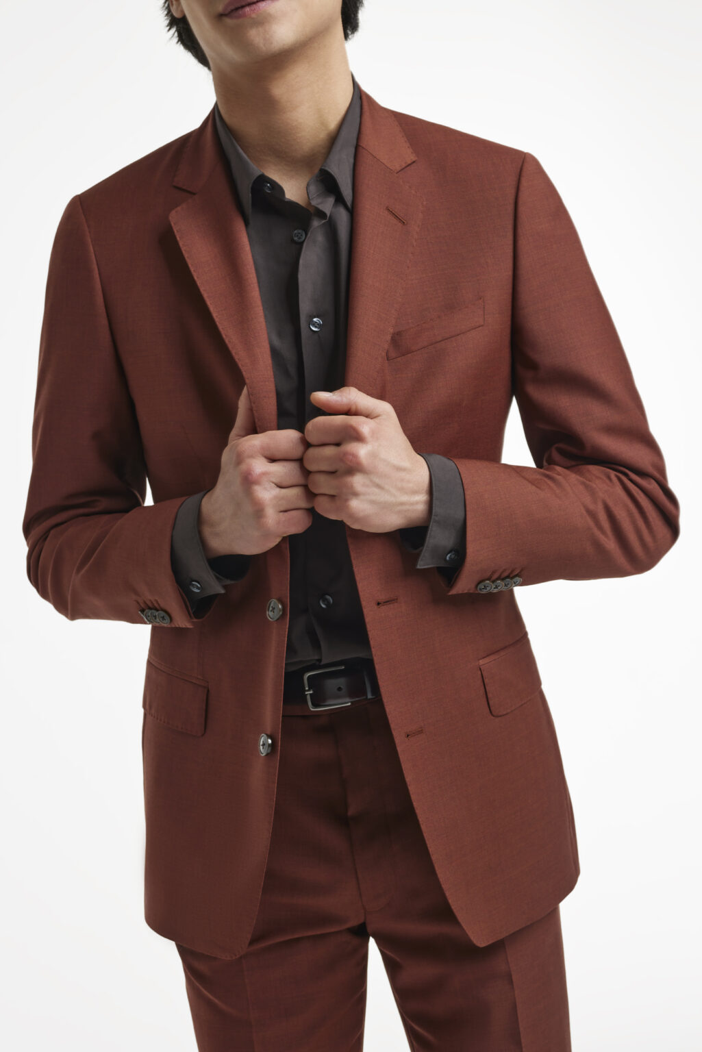 Rust Redwood Wool Suit - Signs from the Universe | Café Costume